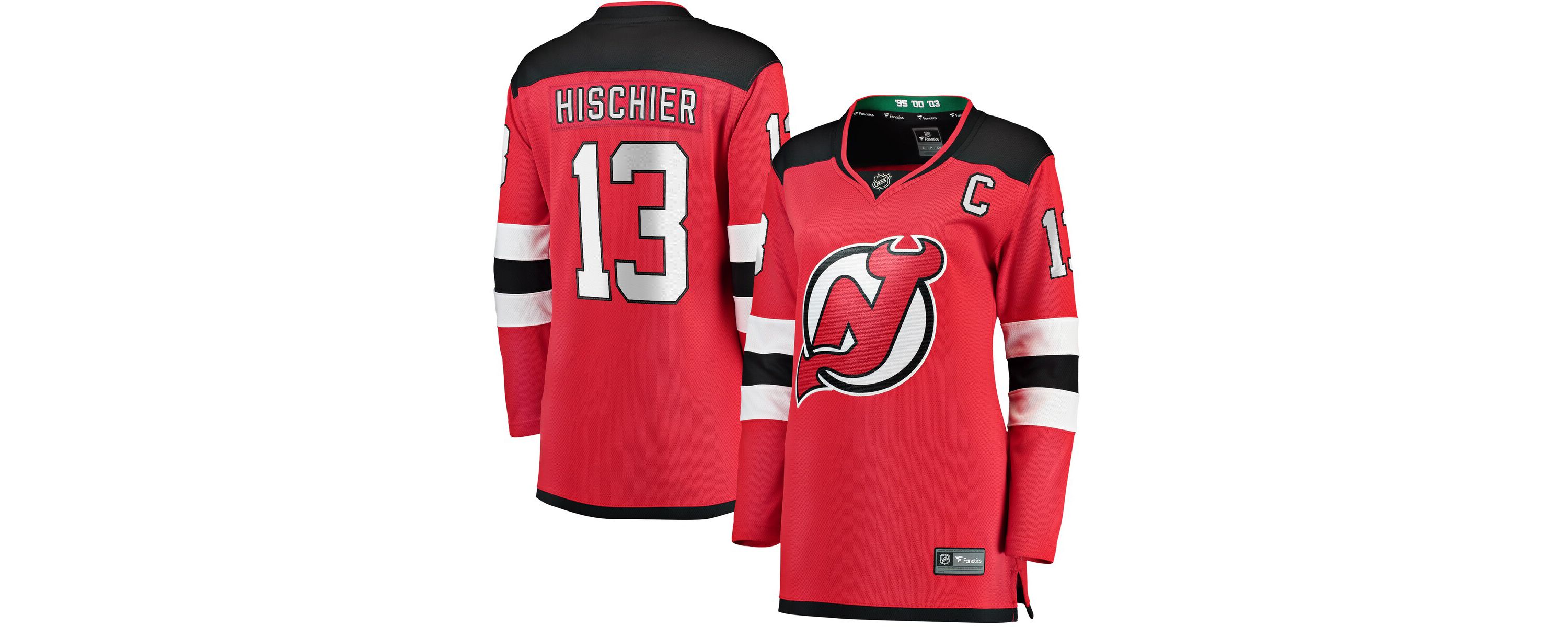 Fanatics NHL Fanatics Nico Hischier New Jersey Devils Captain Patch ...