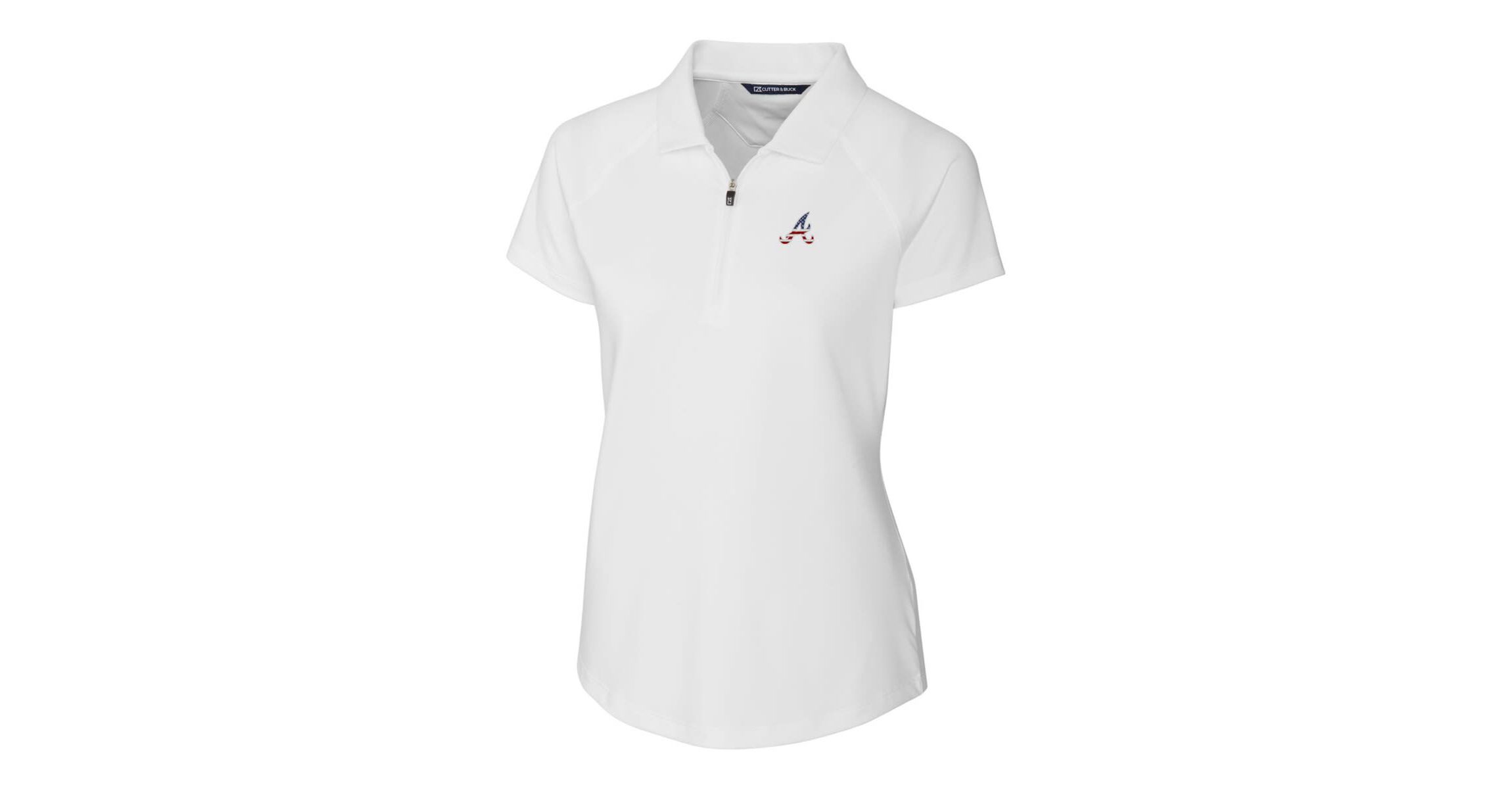 Cutter & Buck MLB Atlanta Braves Americana Logo DryTec Forge Stretch ...