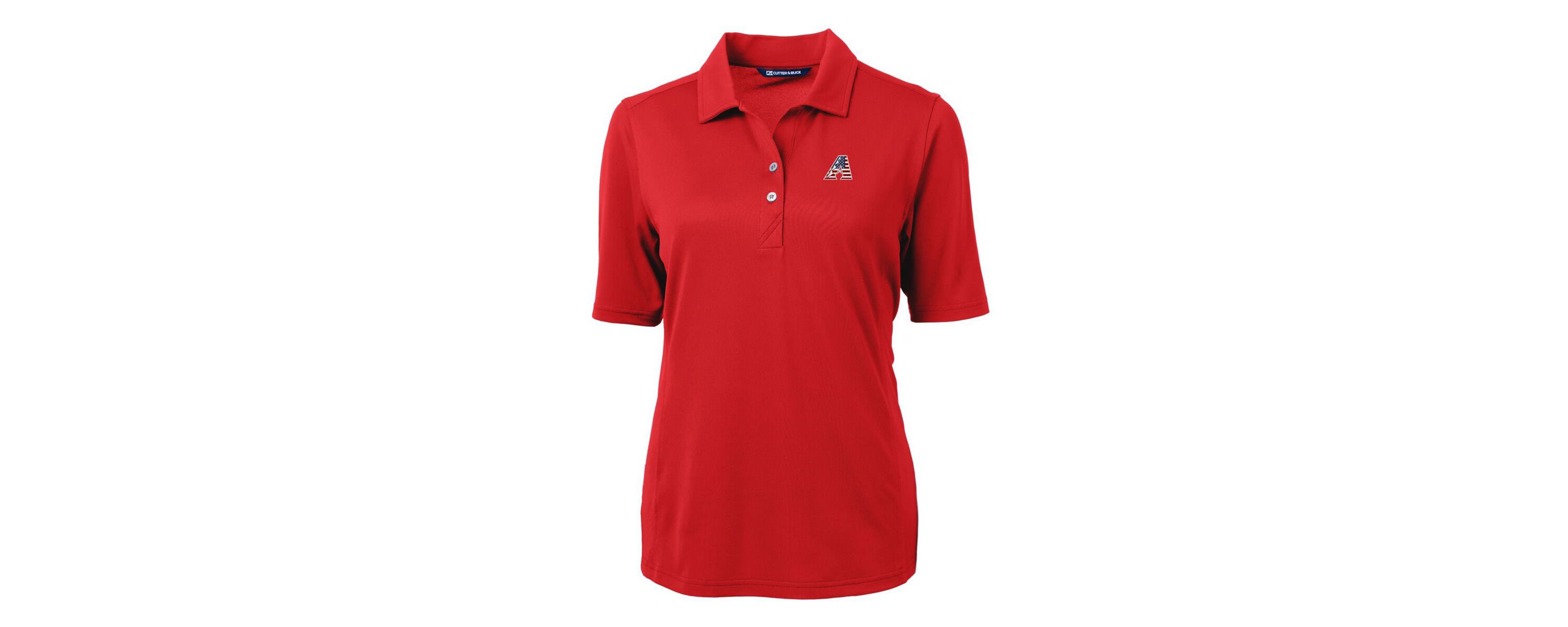 Cutter & Buck MLB Arizona Diamondbacks Americana Logo DryTec Virtue Eco ...