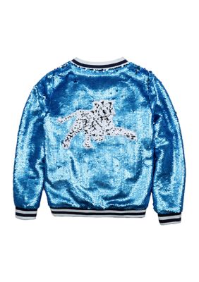 HBCU Legacy Fashion NCAA Jackson State Tigers Sequin Bomber Jacket | belk