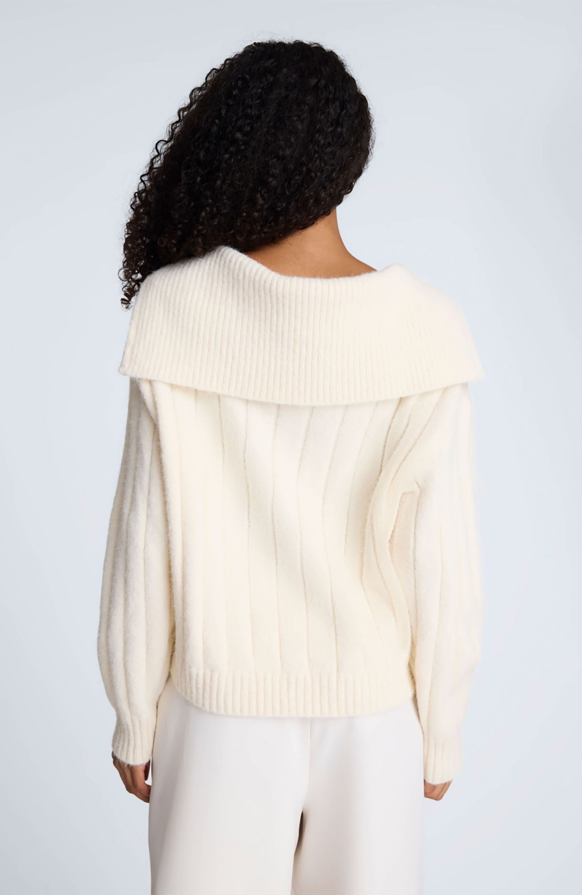 Kenneth Cole V Neck Wide Rib Polo Sweater | Belk