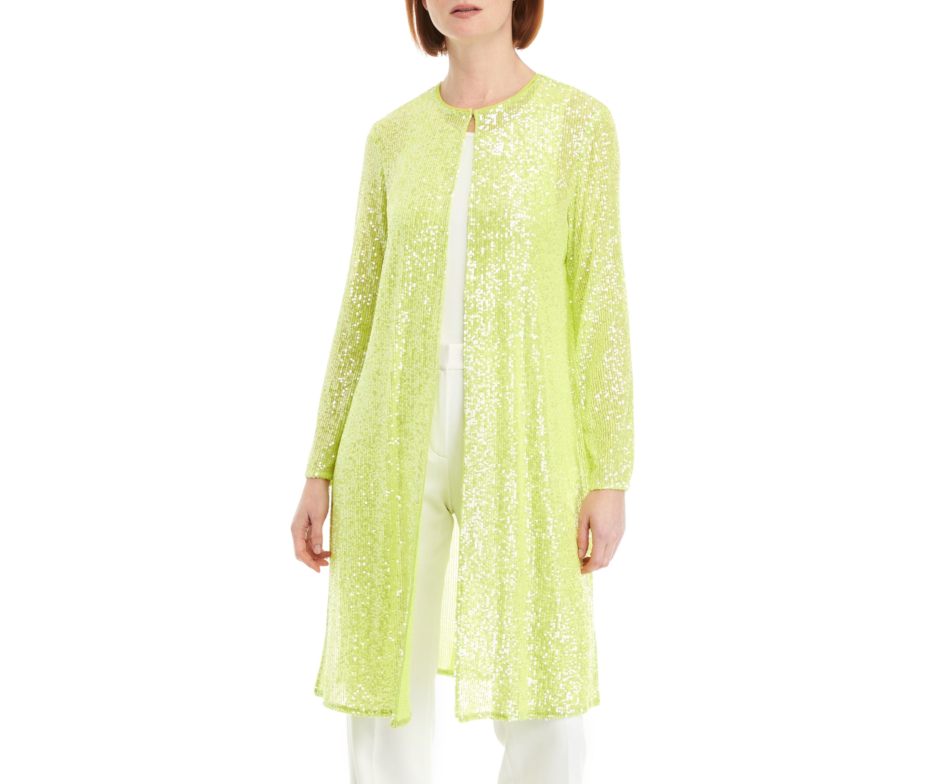 Anne Klein Petite Sequin Mesh Duster | Belk