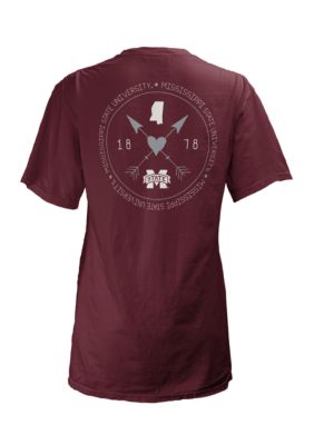 ROYCE Mississippi State University Boho Arrow Short Sleeve Tee | belk