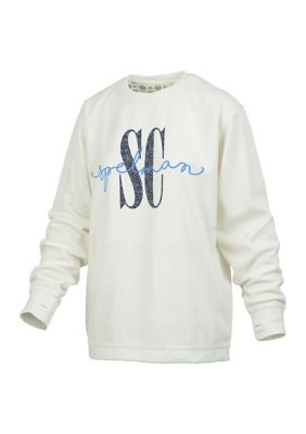 Pressbox NCAA Spelman Zoe Oversized Plush Pullover | belk