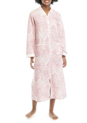 Miss Elaine Contessa Long Zip Robe | belk