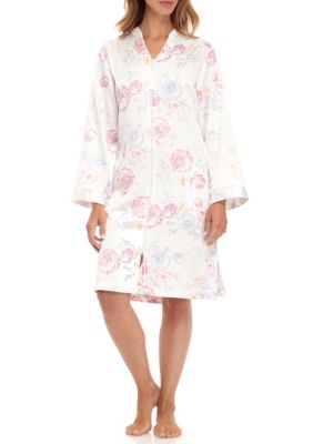 Miss Elaine Short Zip Front Robe | belk