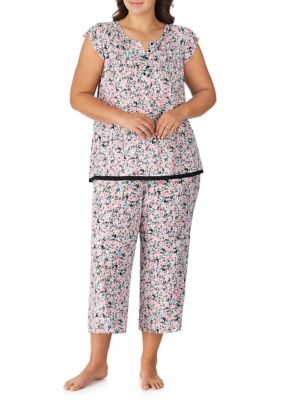 Ellen Tracy Plus Size Printed Pajama Set | Belk