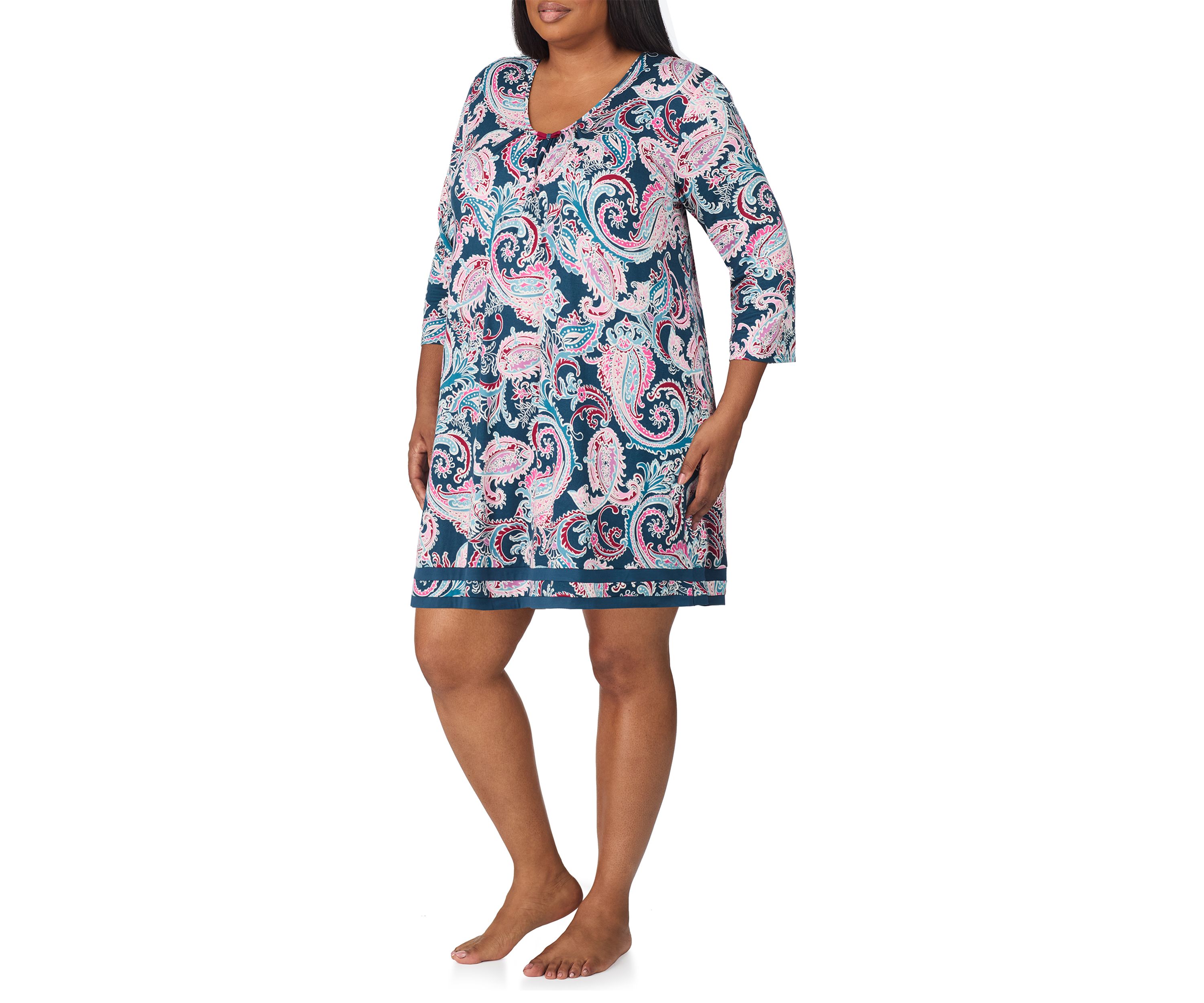 Ellen Tracy Plus Size Printed Nightgown | Belk