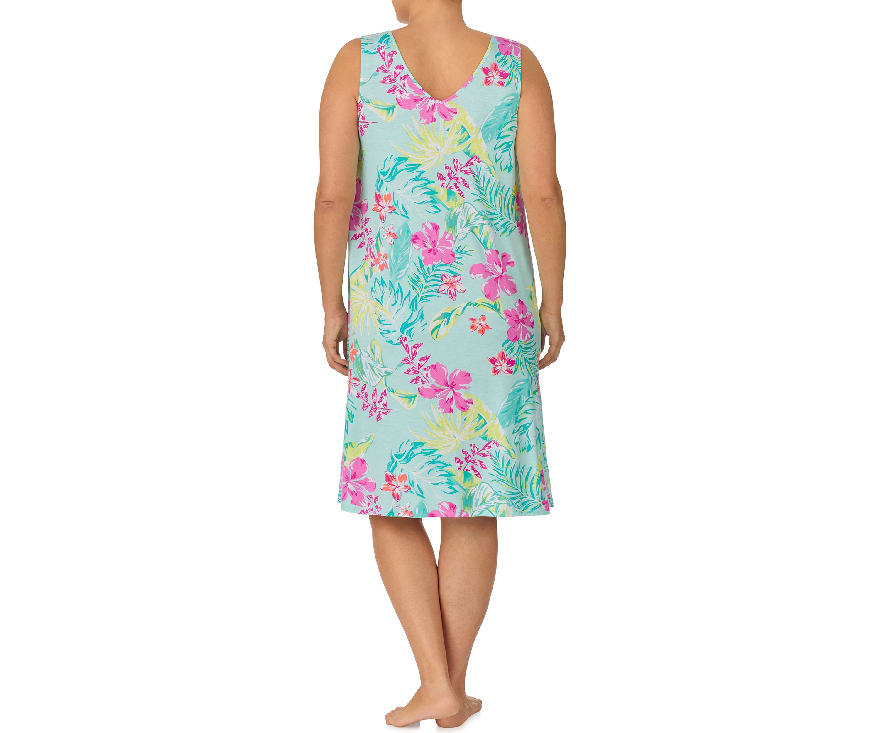 Ellen Tracy Plus Size Midi Gown with Soft Bra | Belk