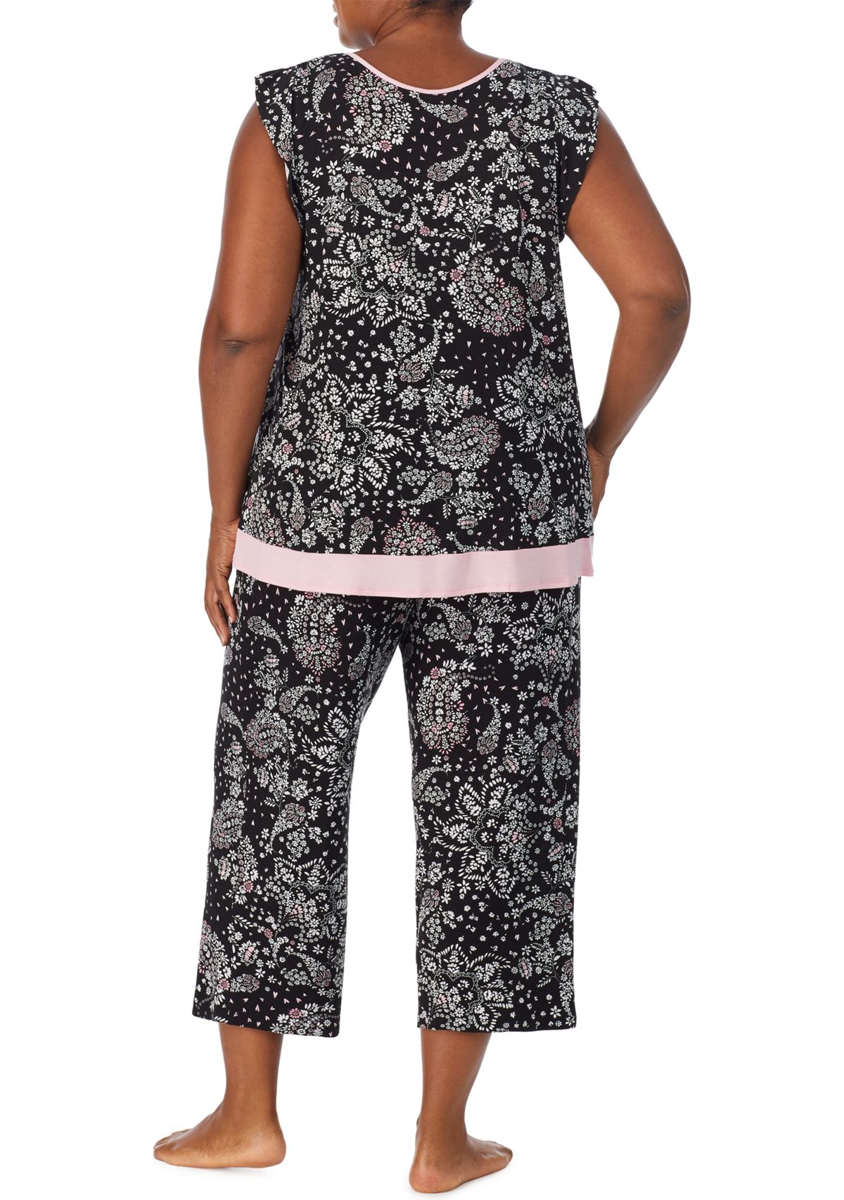 Ellen Tracy Plus Size Short Sleeve PJ Set | Belk