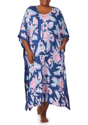 Ellen Tracy Plus Size Long Caftan Nightgown | belk