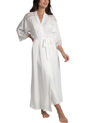 California Dynasty Long Satin Robe | belk