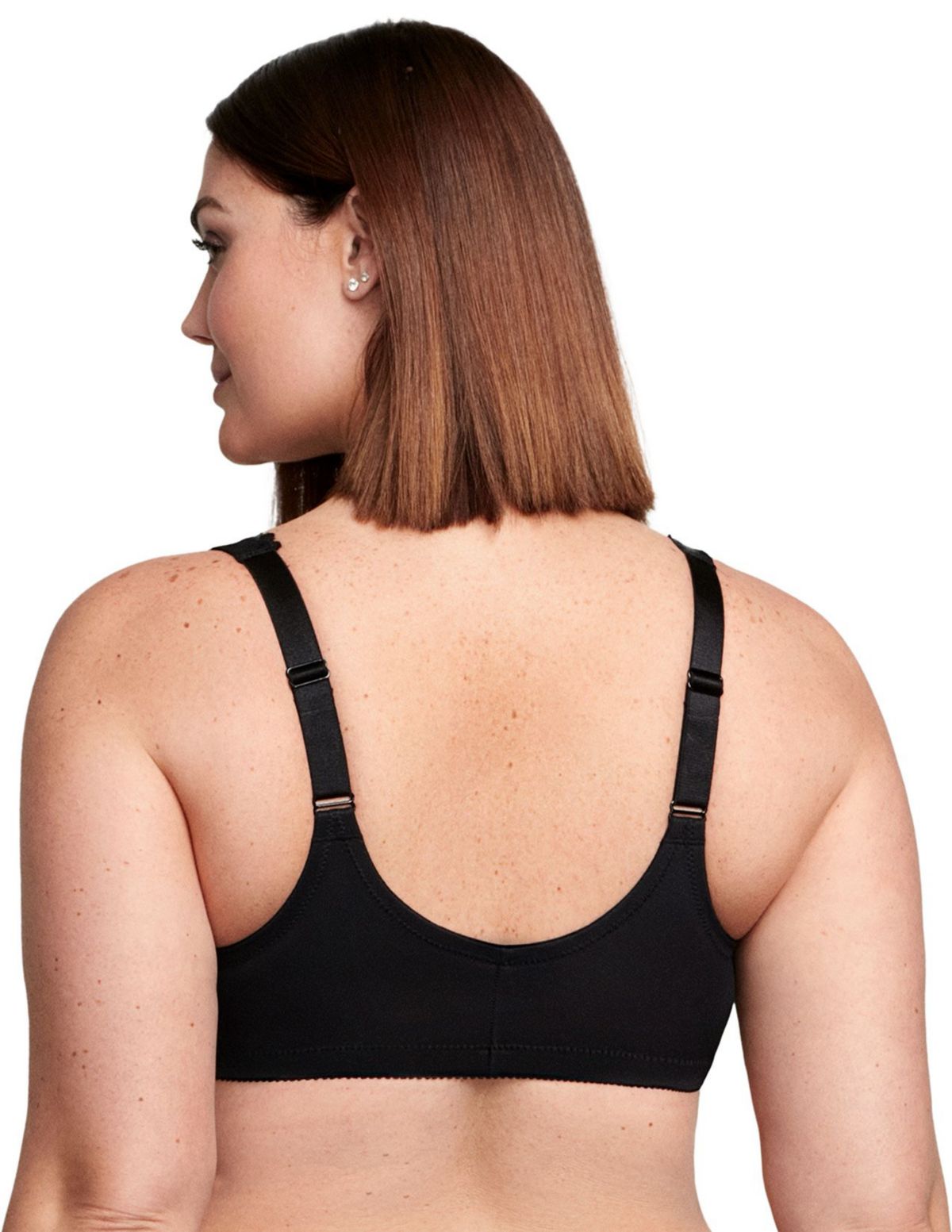 Glamorise® Full Figure Plus Size WonderWire Front-Closure Stretch Lace ...