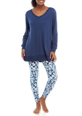 New Directions® 2-Piece Tunic and Legging Pajama Set | belk