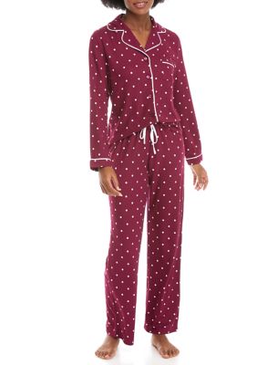 Jones New York 2 Piece Printed Folded Pajama Set | belk