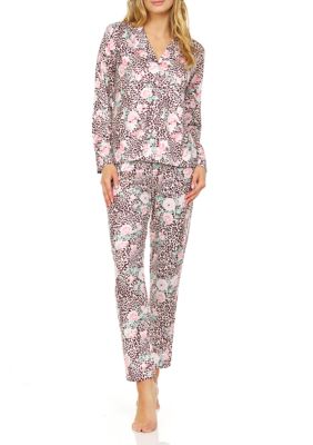 Flora by Flora Nikrooz 2 Piece Lucia Printed Pajama Set | belk