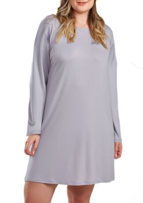 iCollection Ferris Modal Plus Size Sleep Shirt/Dress in Ultra Soft and ...