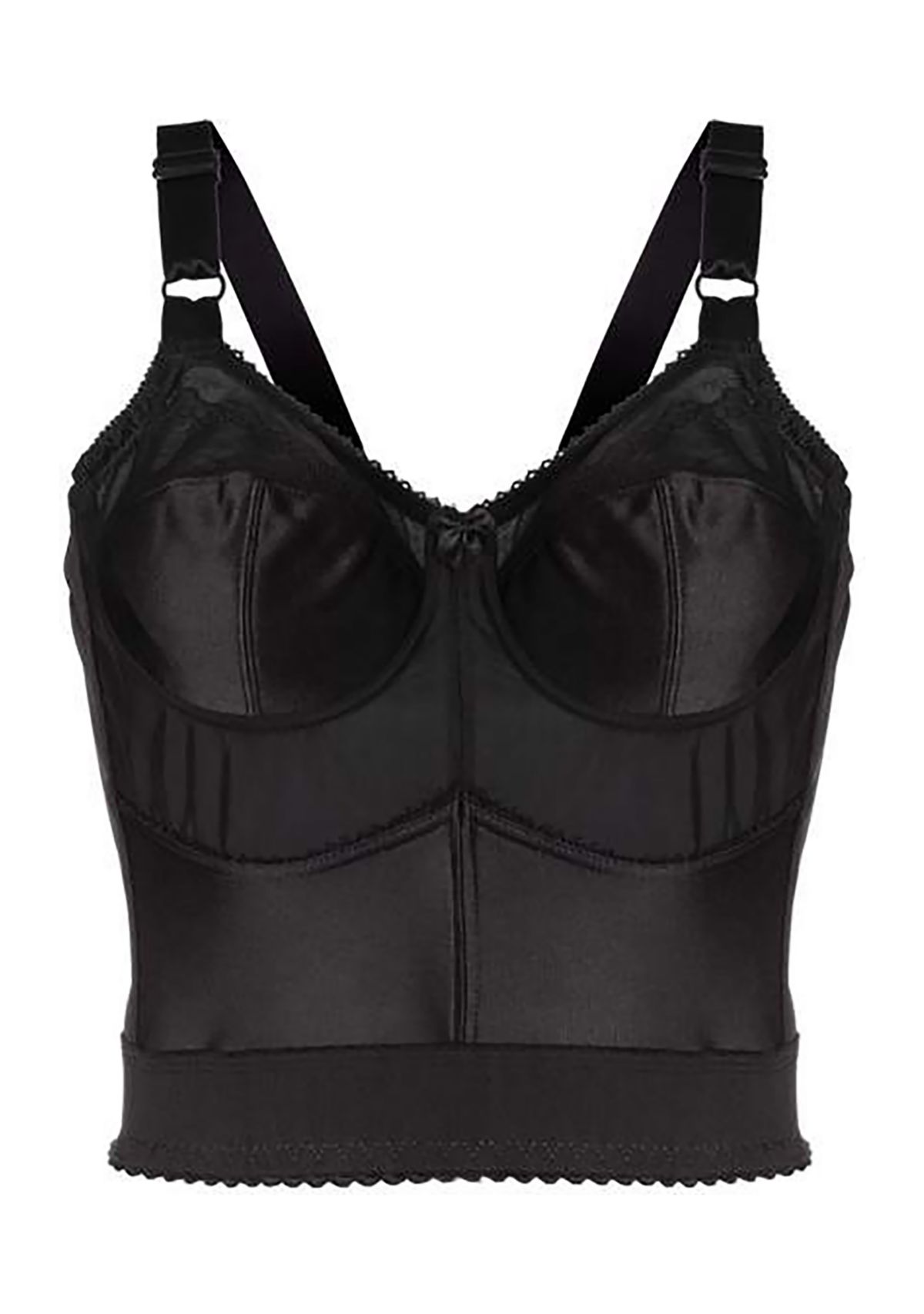 Rago Embroidered Soft Cup Long Line Bra | Belk