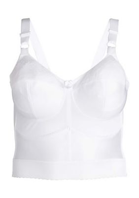 Rago Embroidered Soft Cup Long Line Bra | belk