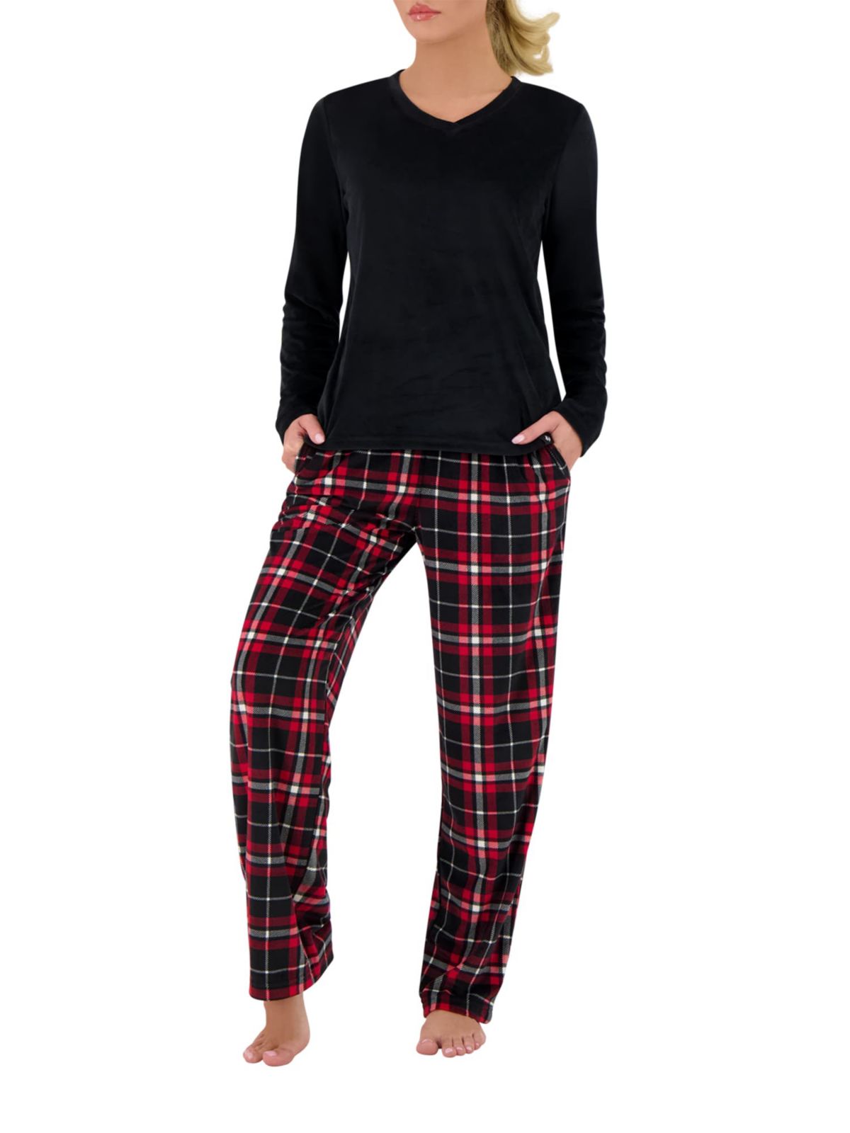 Mira Microplush Pajama Set | Belk