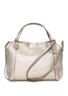 COACH Edie 28 Metallic Shoulder Bag | belk