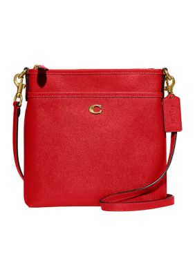 COACH Crossgrain Leather Kitt Crossbody Bag | belk