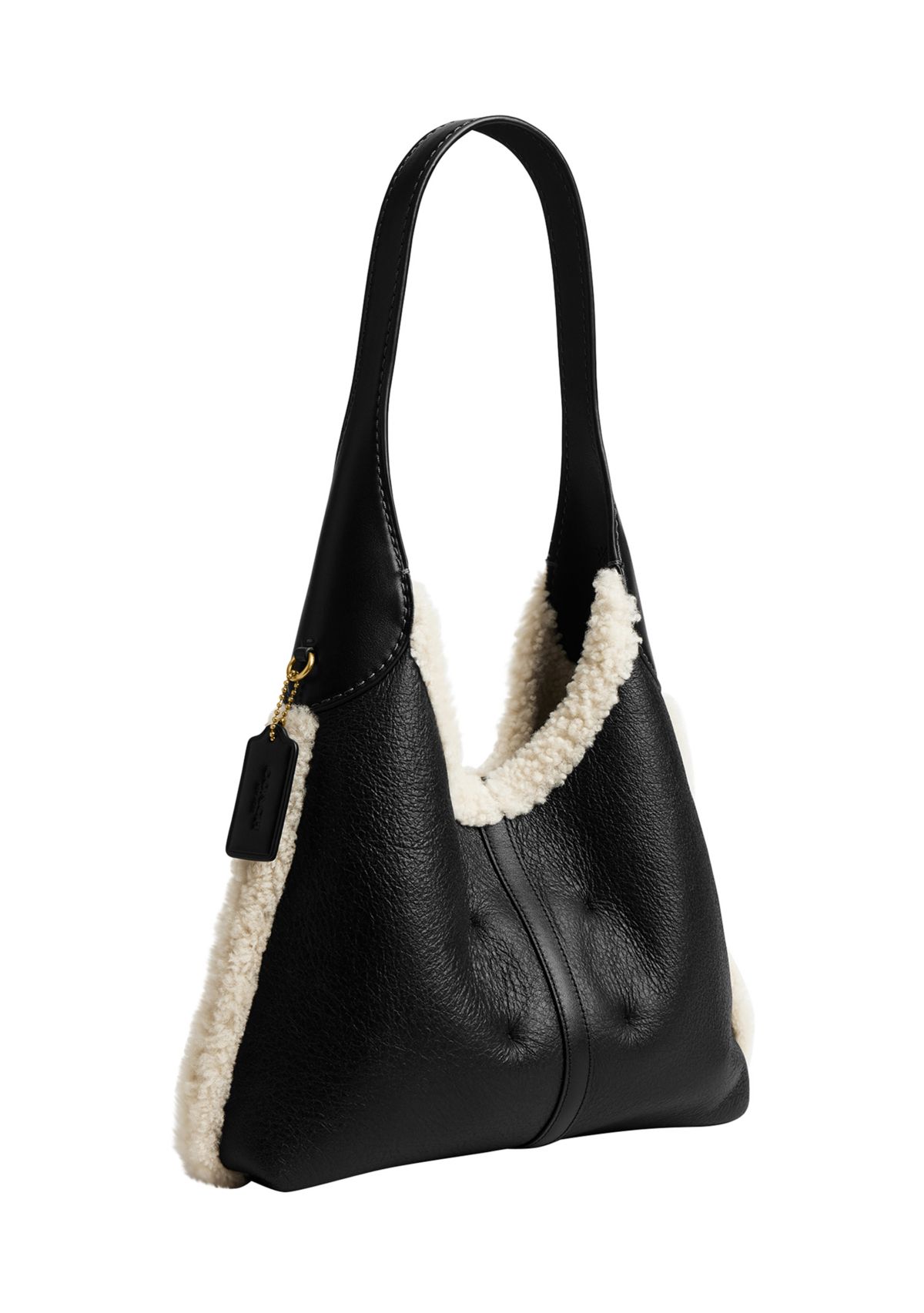 COACH Brooklyn Shoulder Bag 28 in Shearling | Belk