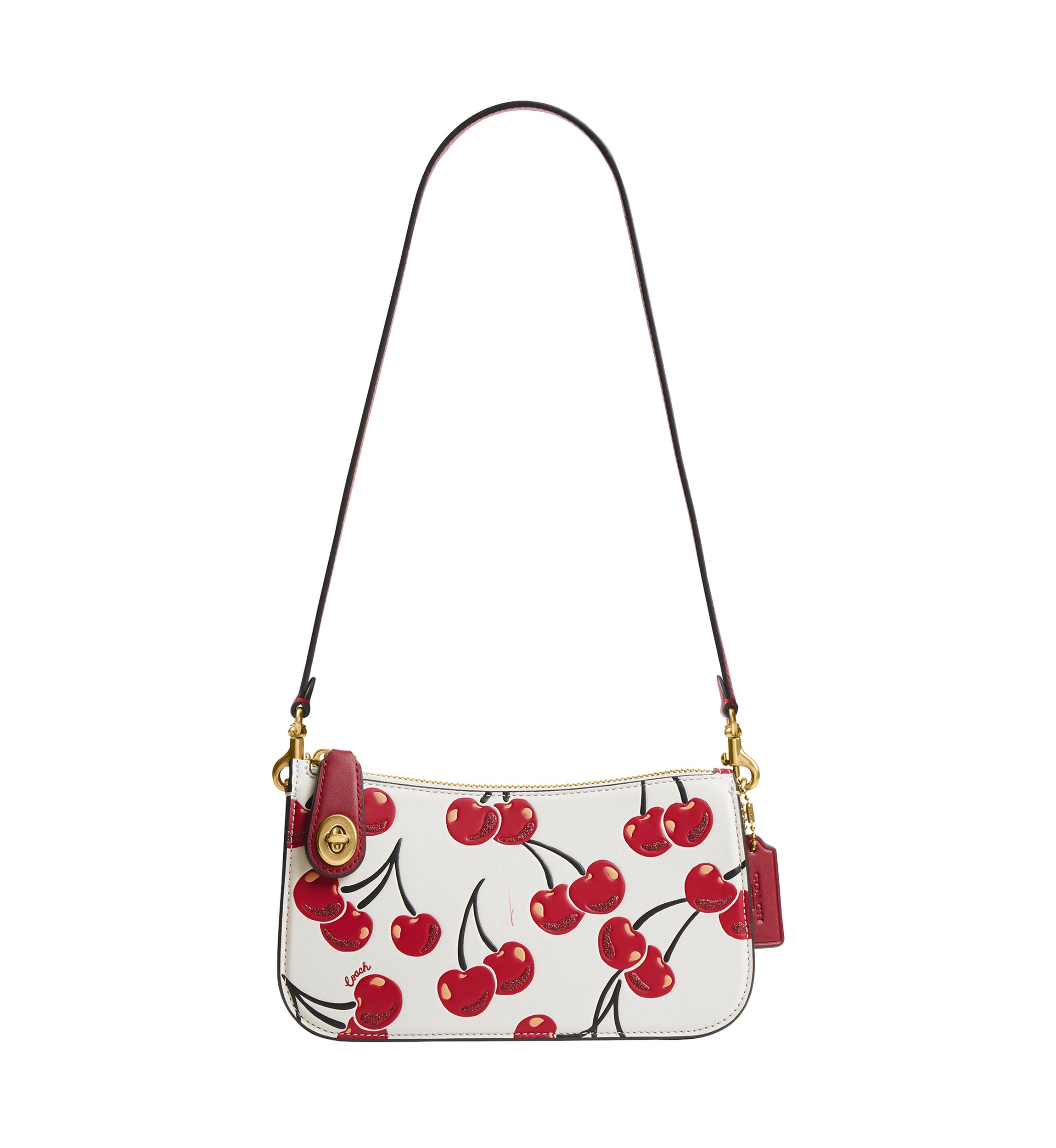 COACH Penn Shoulder Bag with Cherry Print | Belk