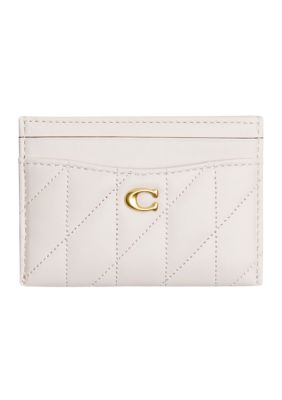 COACH Essential Quilted Pillow Leather Card Case | belk