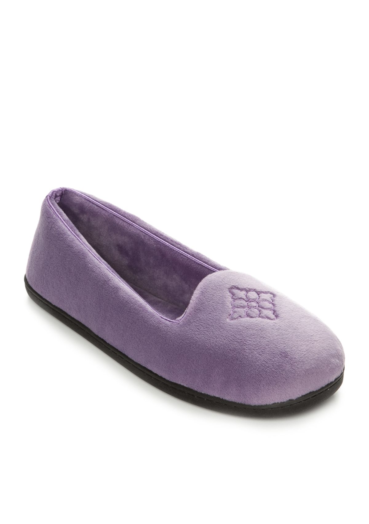 Dearfoams® Velour Memory Foam Slippers | Belk