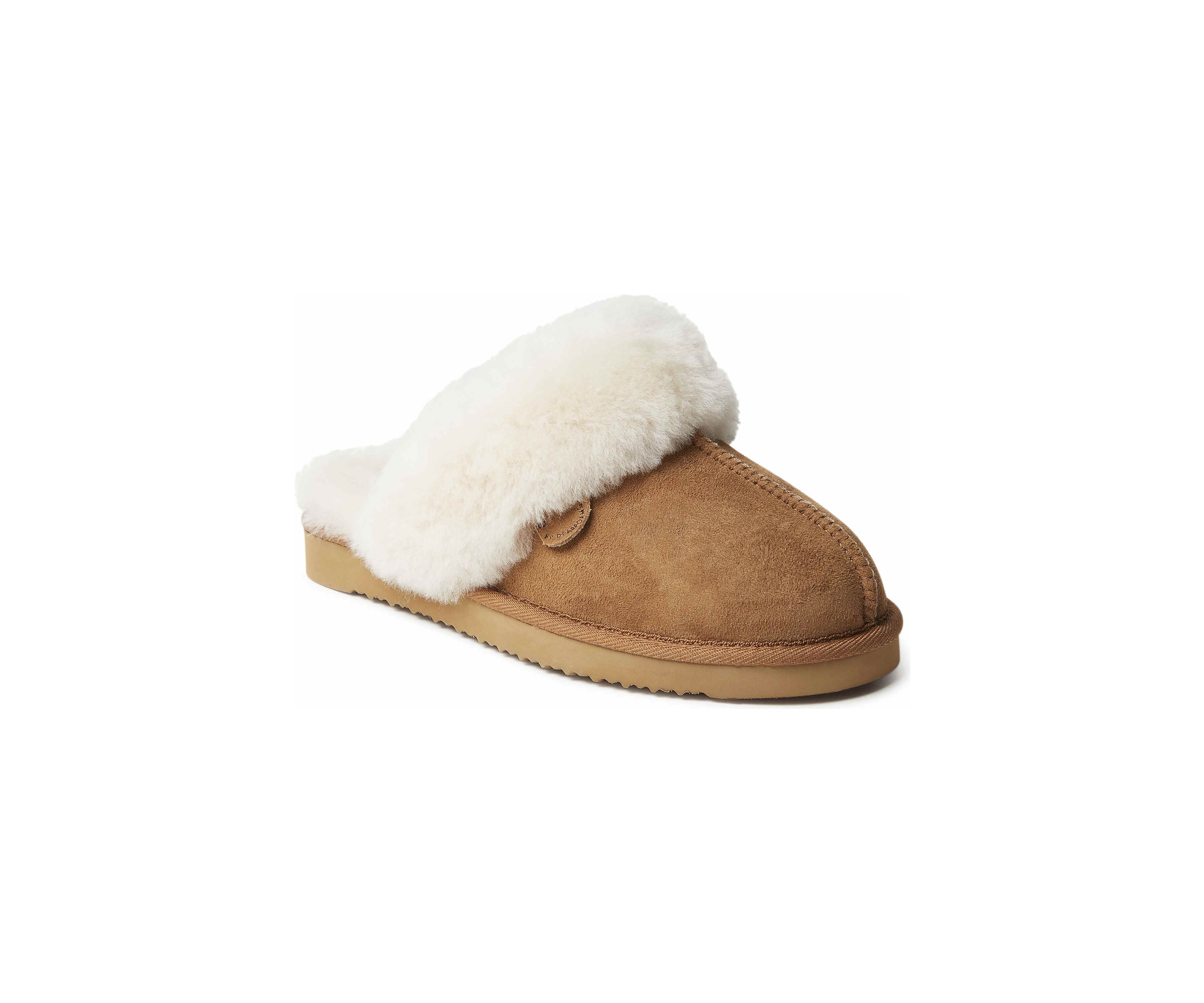Dearfoams® Sydney Genuine Shearling Scuff Bootie Slippers | Belk