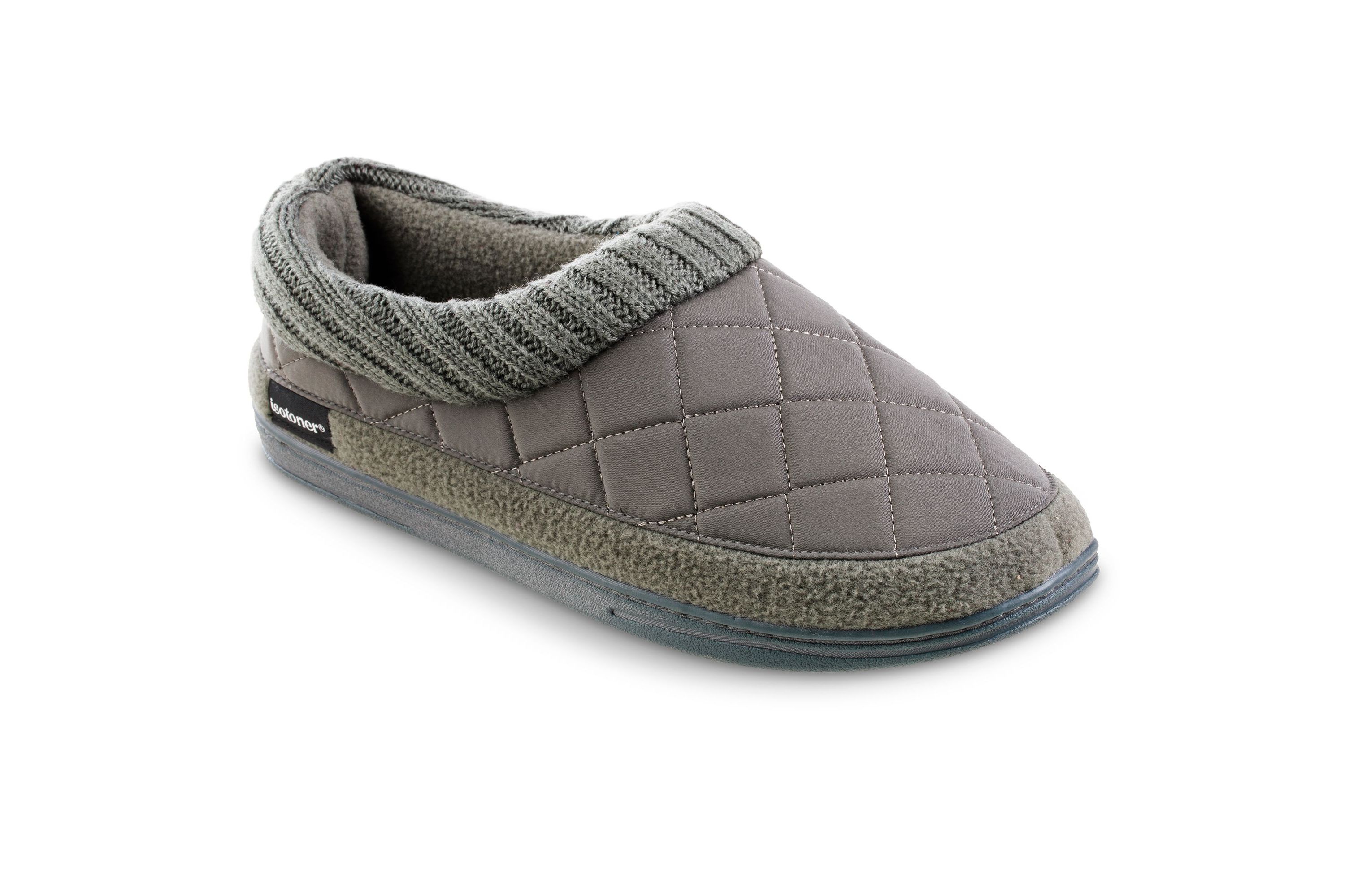 Isotoner isotoner Men's Quilted Nylon Levon Low Boot Slippers | Belk