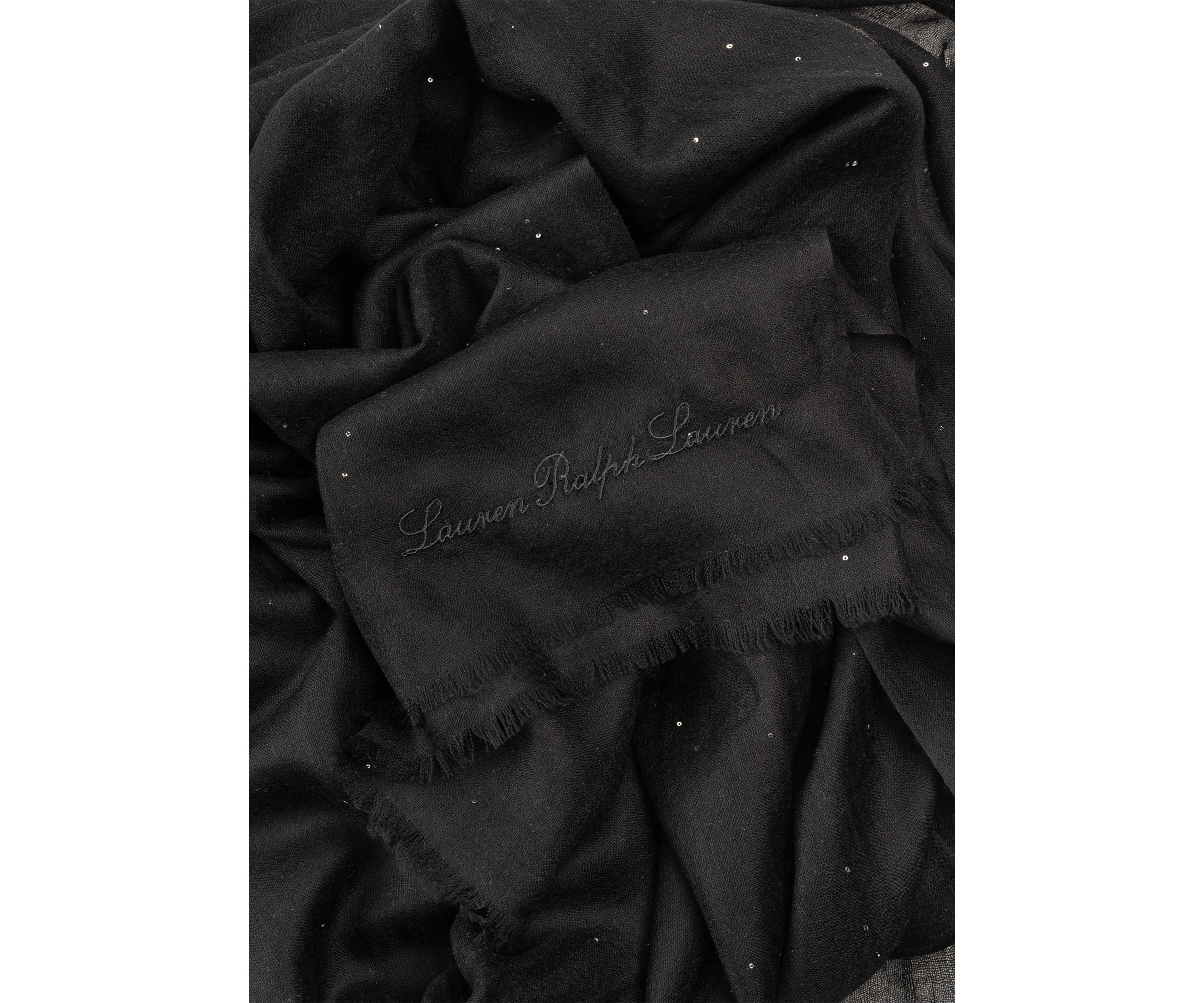 Lauren Ralph Lauren Pinstripe Mini Sequin Wrap Scarf | Belk