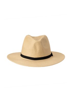 Lauren Ralph Lauren Panama Fedora Hat with Ribbon | Belk