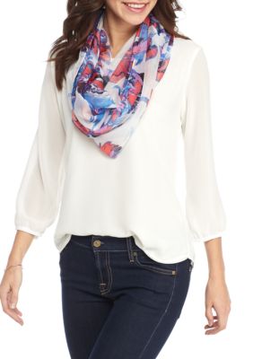Collection XIIX Floral Garden Infinity Scarves | belk