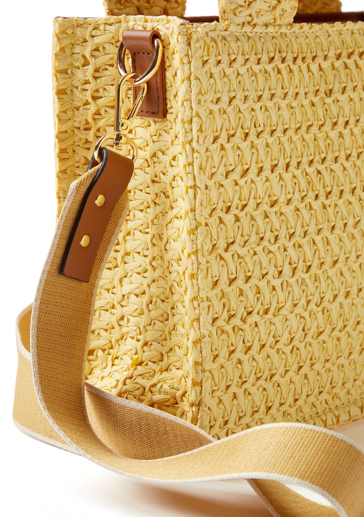 SOL and MER Straw Mini Tote Bag | Belk