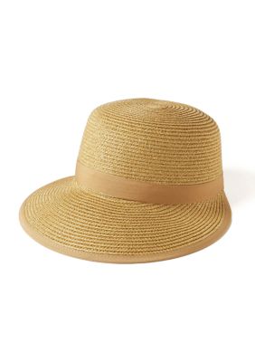 Vince Camuto Metallic Straw Face Framing Hat | Belk