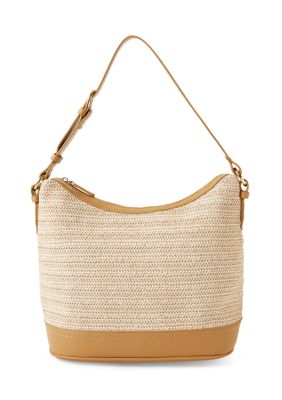 Kim Rogers® Straw Hobo Bag | Belk