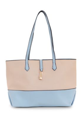 Collection XIIX Pebbled Color Block Tote Bag | Belk