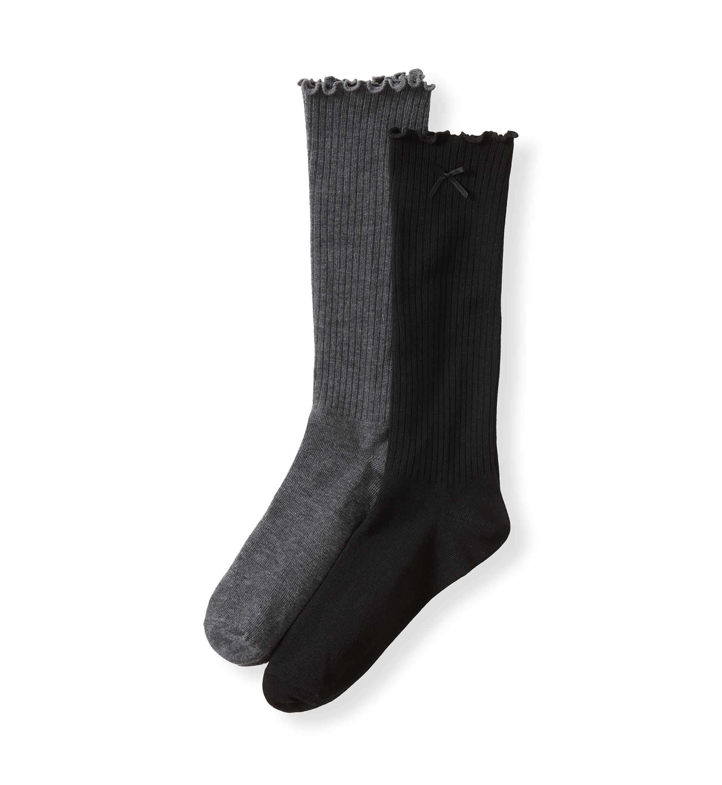 Steve Madden Ruffle Trim Slouch Socks Set | Belk