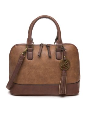 Kim Rogers® Dome Leather Satchel | belk