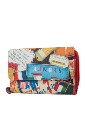 Kim Rogers® Novelty Travel RFID Big Fat Wallet | belk