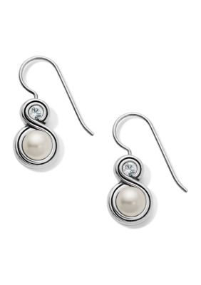 Brighton® Infinity Pearl French Wire Earrings | belk