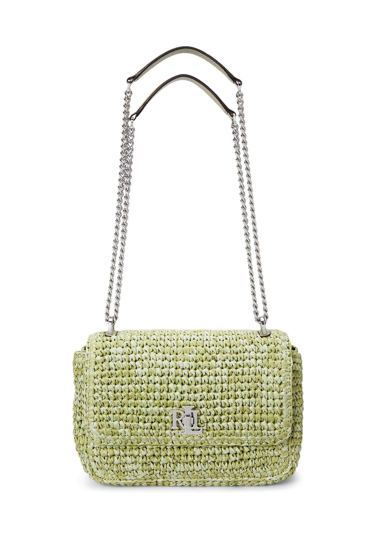 Lauren Ralph Lauren Mélange Woven Straw Medium Sophee Bag | Belk