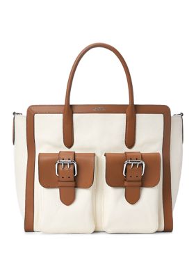 Lauren Ralph Lauren Canvas Large Tyler Tote | belk