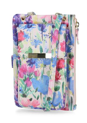 Kim Rogers® Smooth Floral Peach Cornelia Crossbody Bag | belk