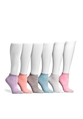 MUK LUKS® Women's Microfiber No Show 6-Pair Socks | belk