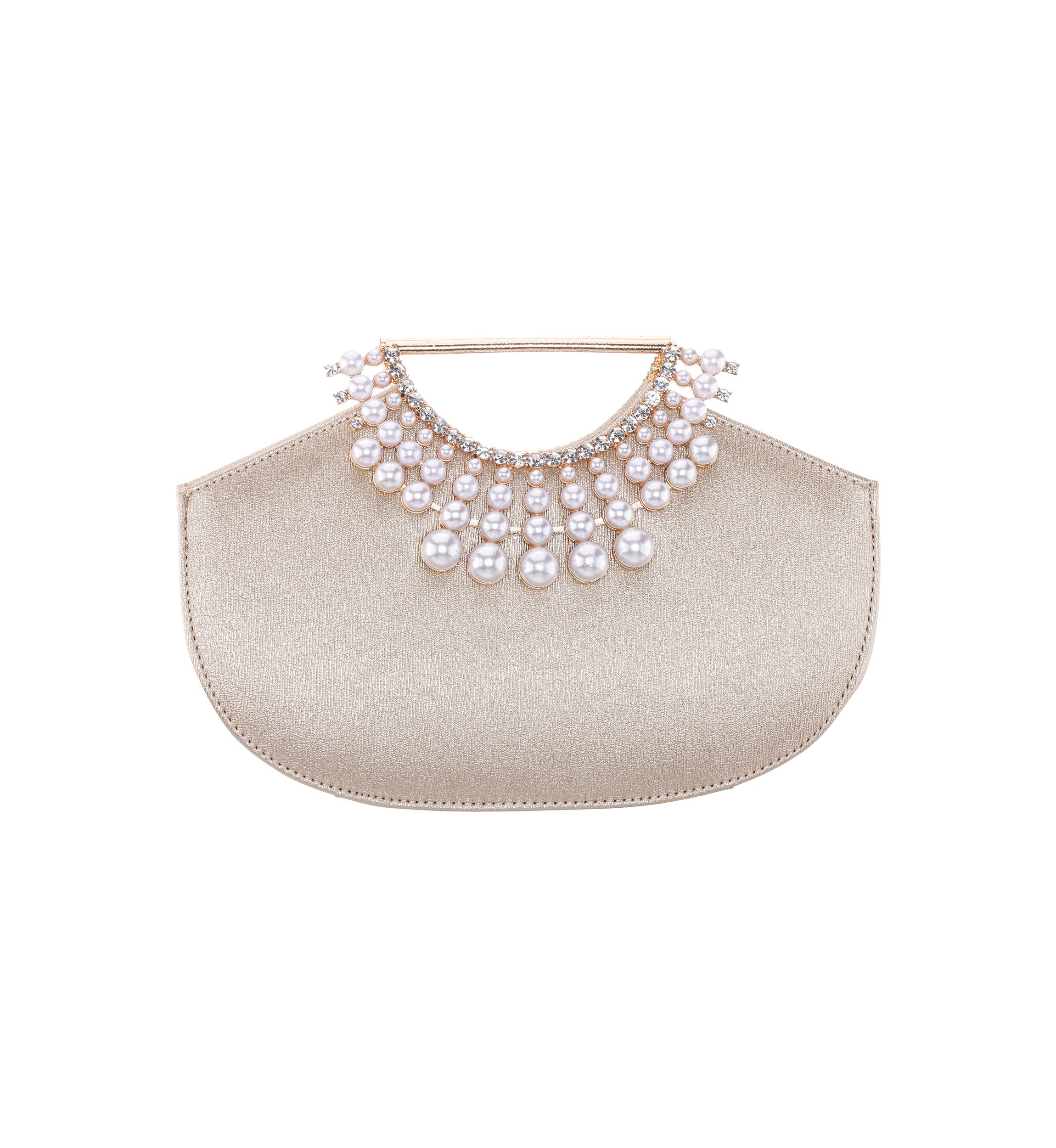 Nina Handbags Pearl Cut Out Handle Bag | Belk