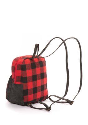 TRUE CRAFT Buffalo Check Mini Dome Backpack | belk