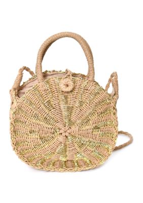 Kaari Blue™ Small Straw Circle Crossbody | belk